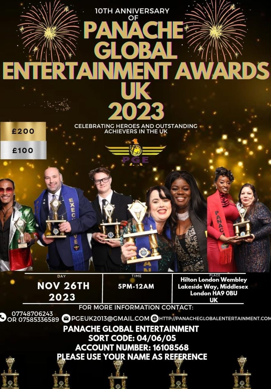 PGE UK Awards 2023 | Panache Global Entertainment